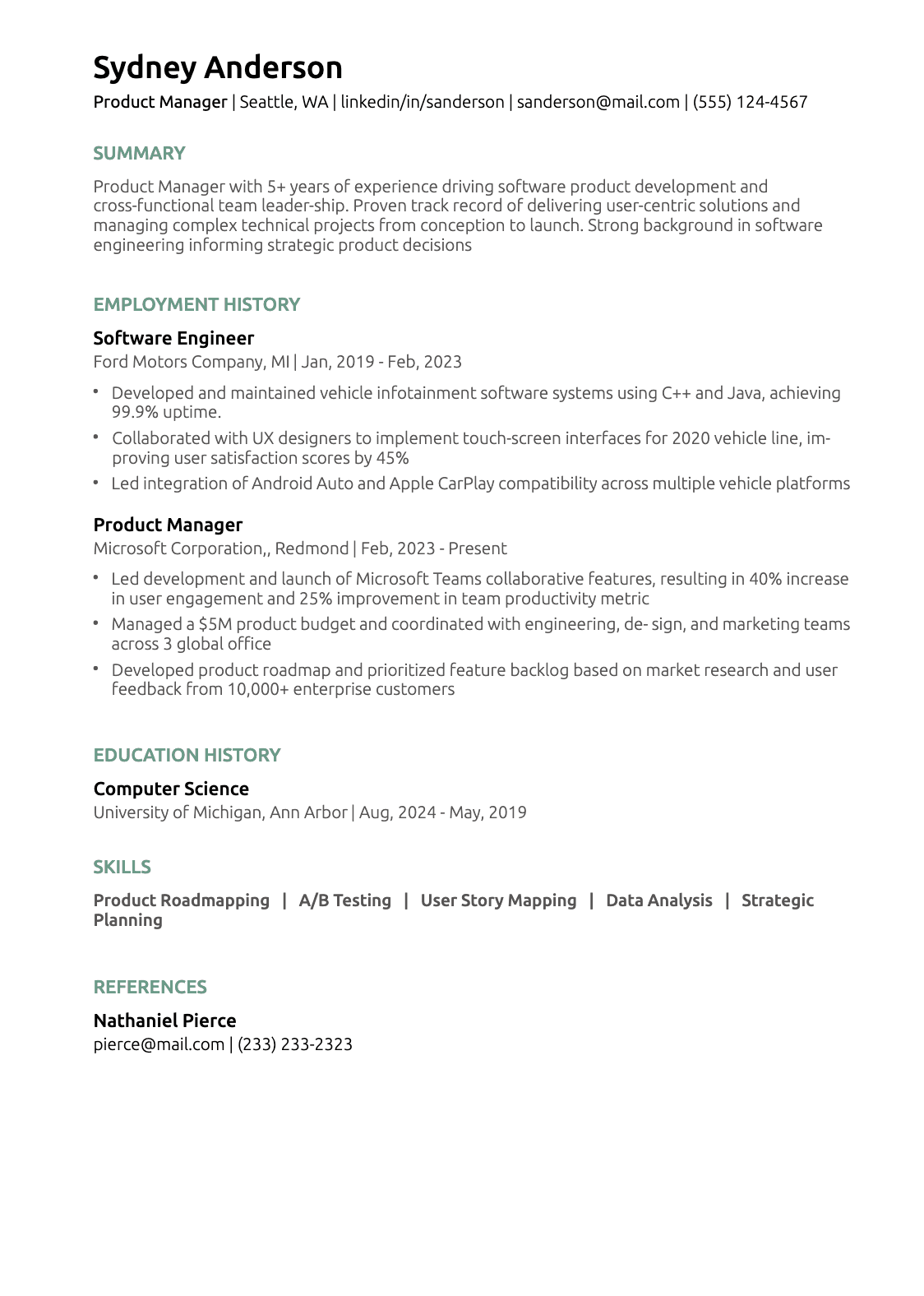 cvCanvas – The #1 AI Resume Builder